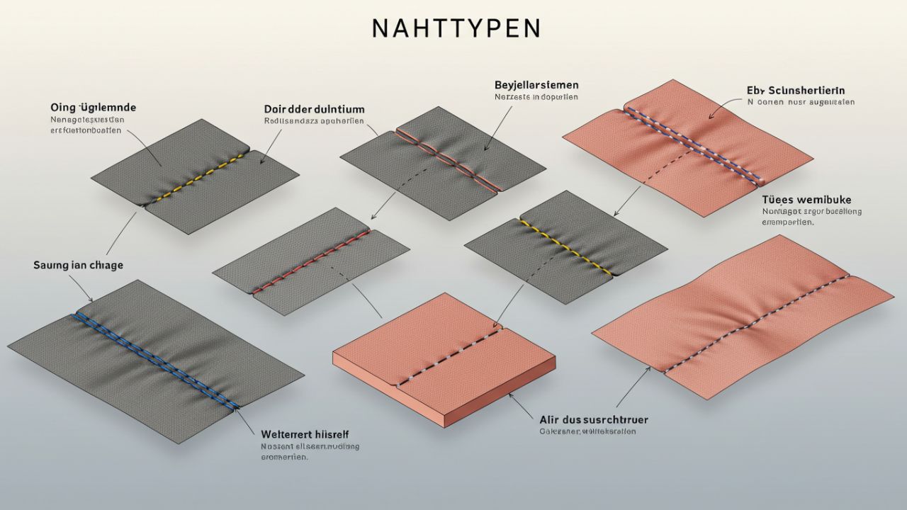 Nahttypen: Seam Types Explained